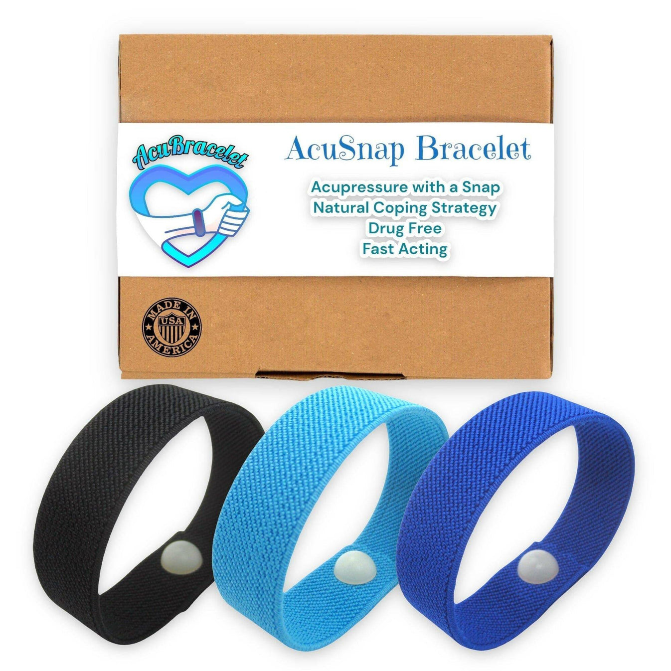 Rubber Band Snap Bracelet for Focus, Mindfulness & Stress