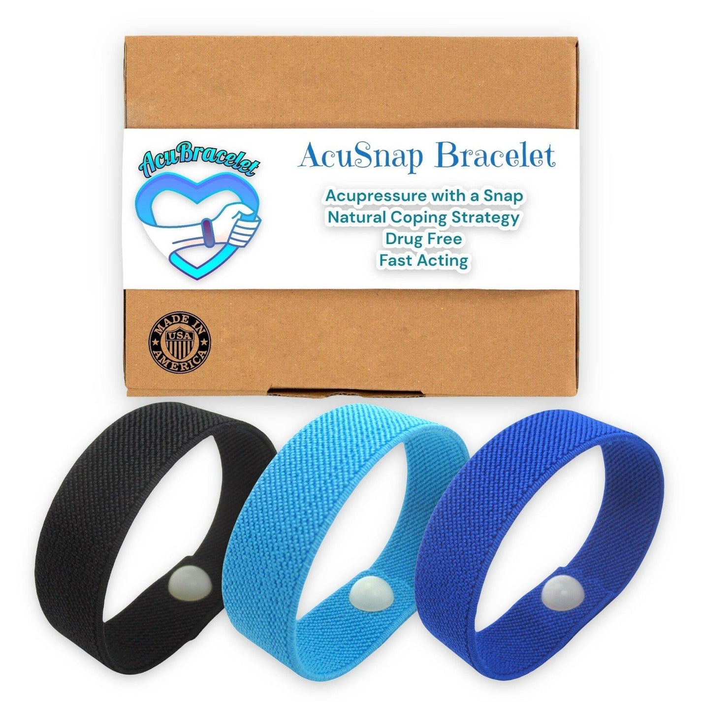 Rubber Band Snap Bracelet for Focus, Mindfulness & Stress